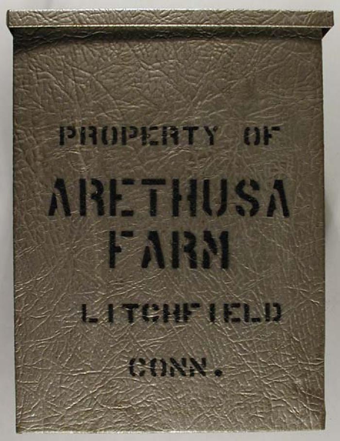 Connecticut Collections : Physical Object : Arethusa Farm Milk Box ...
