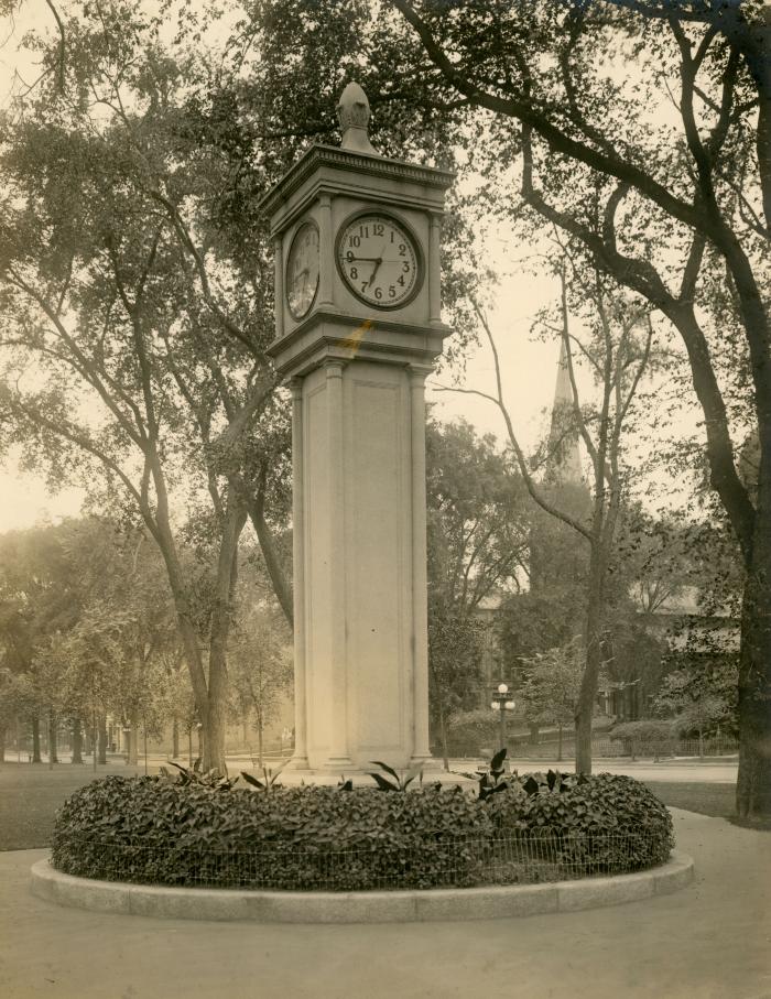 Connecticut Collections : Still Image : View of the Clock on the ...