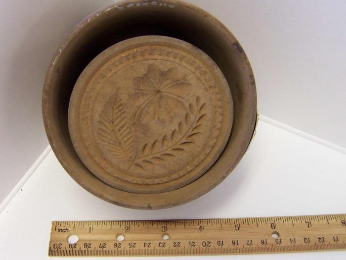 Connecticut Collections : Physical Object : Mold, butter;Mold, butter ...