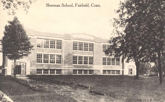 Connecticut Collections : Still Image : Sherman School, Fairfield, Conn ...